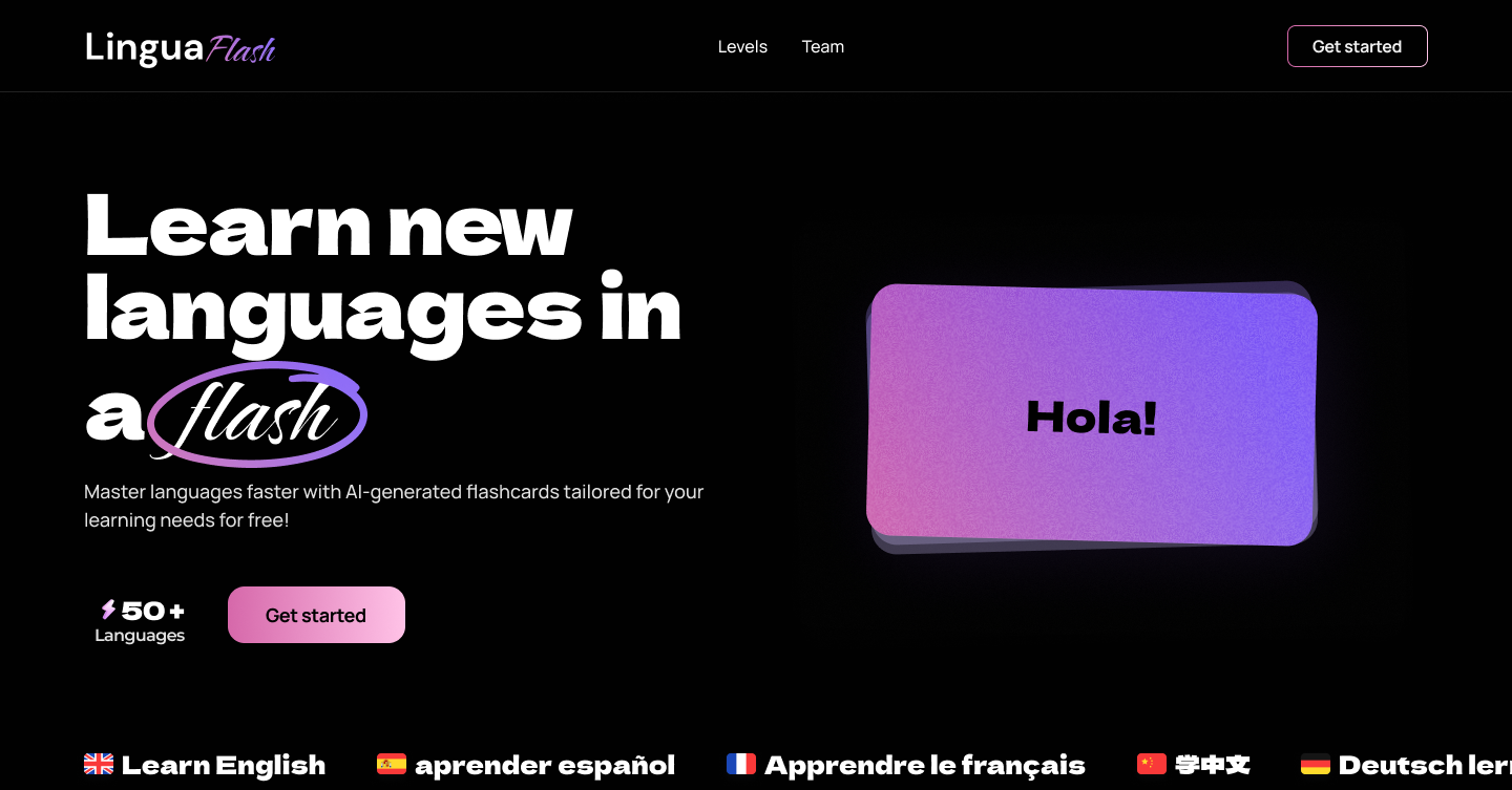 LinguaFlash AI